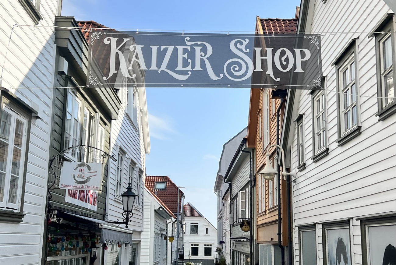 Kaizer pop-up shop i Salvågergata 7